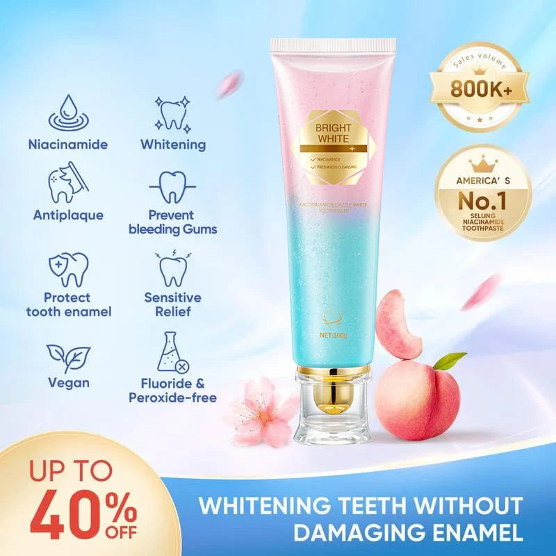 Niacinamide Whitening Toothpaste - For Healthier, Whiter Teeth! – vcoxno